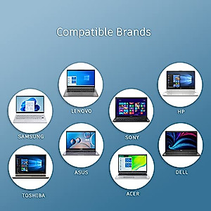 90w Universal Laptop Charger ETL Ac AdapterCompatible with Dell Hp Lenovo IBM Toshiba Acer Asus Samsung Sony Fujitsu Gateway Notebook Ultrabook Chromebook with 3 USB Ports 16 Tips