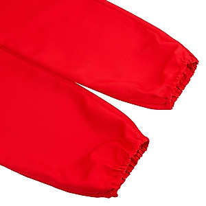 Adult Costume Red Jumpsuit Mens Halloween Costumes for Men Coveralls Outfit Suits Red with Hat-S