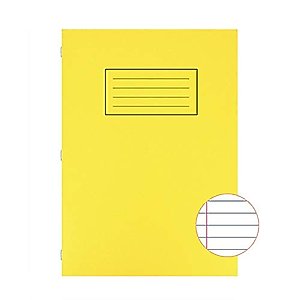 Silvine A4 Lined Exercise Books (Pack of 10) (One Size) (Yellow)