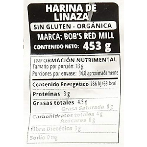 Bob's Red Mill Organic Brown Flaxseed Meal, 16 Ounce