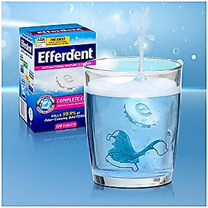 Efferdent Denture Cleanser Tablets, Complete Clean, 102 Tablets