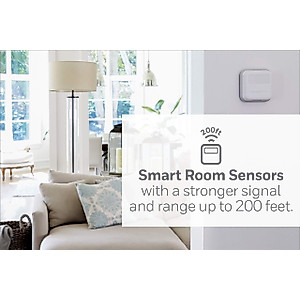 Honeywell Home RCHT9610WFSW2003 RCHT9610WFSW T9 WiFi Thermostat with 1 Smart Room Sensor, Touchscreen Display, Alexa and Google Assist (Renewed)