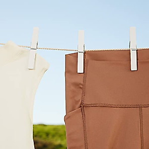 Juvale 100 Pack Bulk Large White Clothespins for Hanging Laundry, Photos, DIY Crafts (4 in)