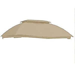 Garden Winds 10 X 13 Domed Gazebo Replacement Canopy Top Cover and Netting - RipLock 350