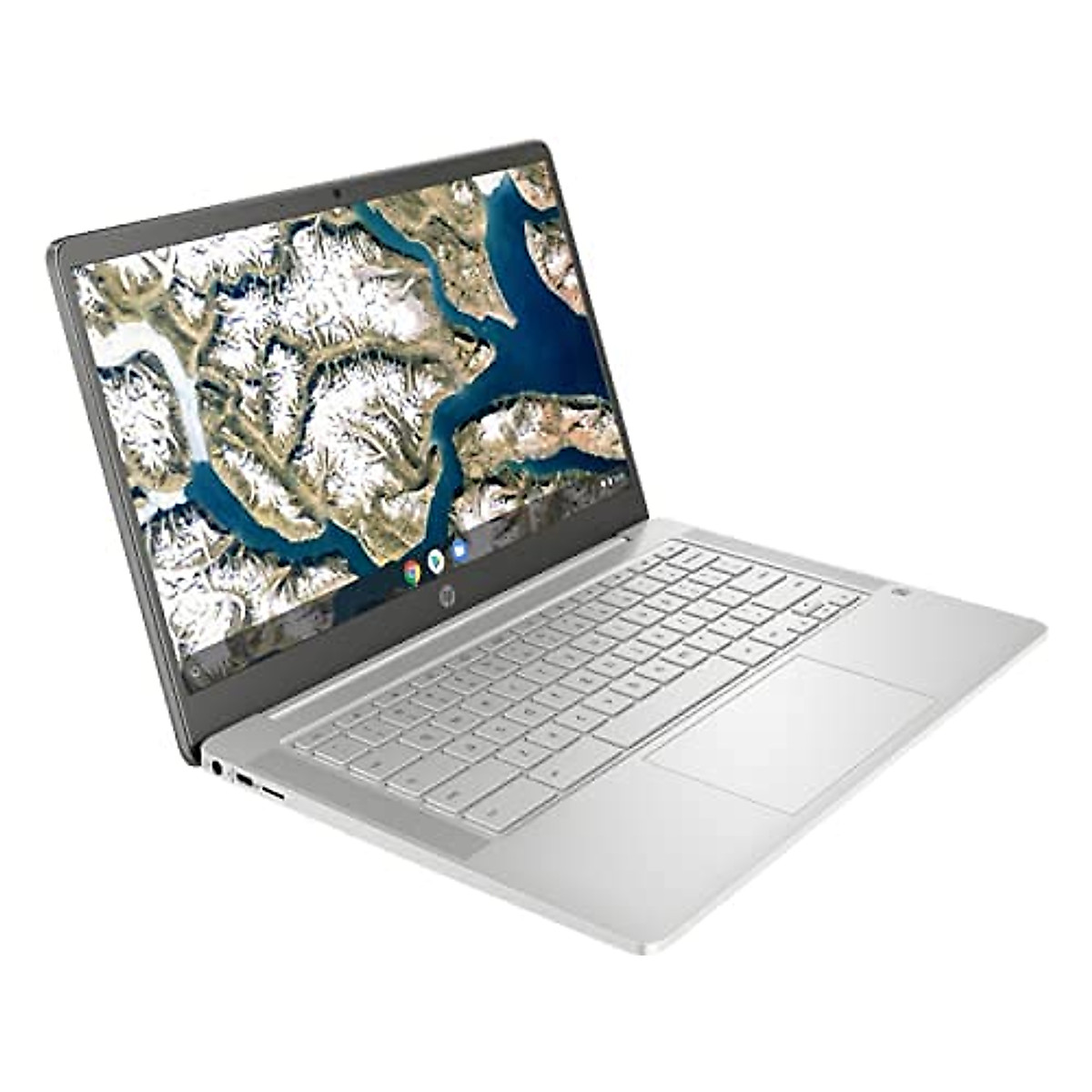 HP Chromebook Laptop 14a-na1043cl 14" Diagonal FHD IPS Display 1920 x 1080 Intel Celeron N4500 4 GB Memory 64 GB eMMC Storage Chrome OS Mineral Silver (Renewed)