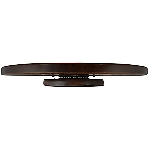 Wooden Lazy Susan Turntable – Spinning, Solid Wood Lazy Susan Organizer – Lazy Susan Turntable for Table Top/Counter Top – 360 Rotating Swivel (14”, Brown Maple Wood, Asbury Stain)