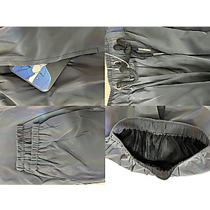 LZLRUN 3M Rainbow Reflective Shorts Pants Men Fluorescent Trousers Casual Night Jogger (M, Pants)