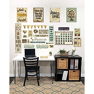 Teacher Created Resources Classroom at Home Decor Kit: Travel The Map, TCR2088545