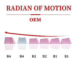 Guffercty kred GTSP 104 Sakura Keycaps Cute Japanese Custom Gaming keycap Set of Dye-Sub OEM Profile for Cherry Mx Gateron Kailh Switch 87/104 60% Mechanical Keyboard (Sakura)