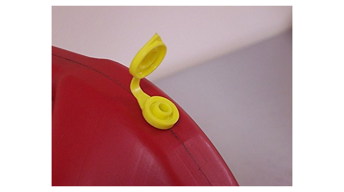 Yellow Fuel Gas Cap 20 Pack - Leak-Free Venting