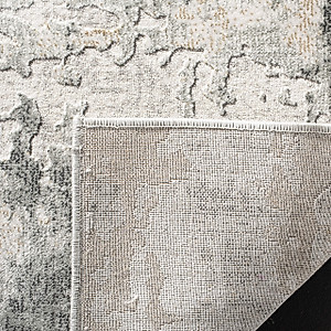 SAFAVIEH Vogue Collection Runner Rug - 2' x 12', Beige & Charcoal, Modern Abstract Design, Non-Shedding & Easy Care, Ideal for High Traffic Areas in Living Room, Bedroom (VGE143A)