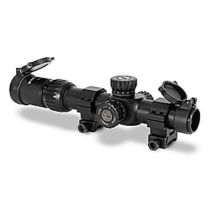 Monstrum G3 1-6x24 First Focal Plane FFP Rifle Scope with Illuminated MOA Reticle (Black)