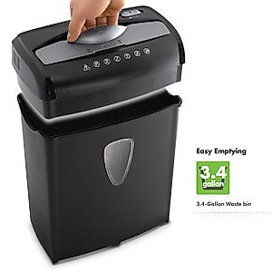 Aurora AU895XA 8-Sheet Professional Cross-Cut Paper and Credit Card Shredder