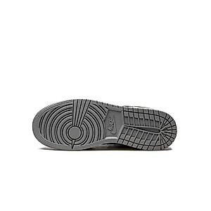 Nike Jordan Youth Air Jordan 1 Mid SE Craft GS DV0438 001 - Size 5.5Y, Black/Cement Grey-lt Graphite