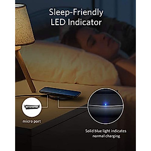 Anker Wireless Charger, 313 Wireless Charger (Pad), Qi-Certified 10W Max for iPhone 14/14 Pro/14 Pro Max/13/13 Pro Max, AirPods (No AC Adapter, Not Compatible with MagSafe Magnetic Charging)