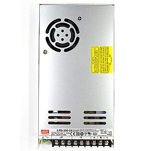 Mean Well LRS-350-24 AC/DC Switching Power Supply 350.4W 24V 14.6 Amp Single Output (LRS Series 350W 24V SMPS)