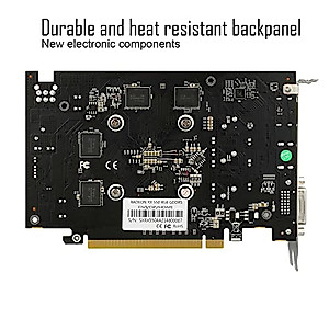 SAPLOS Radeon RX 550 Graphics Card, 4GB, GDDR5, 128-Bit, DisplayPort DVI-D HDMI, ITX Design, PC Video Card Gaming, 4K Output, Computer GPU, DirectX 12