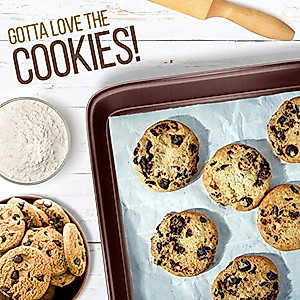 NutriChef Kitchenware Pots & Pans High-Qualified Basic Kitchen Cookware, Non-Stick (20-Piece Set), One Size, Brown