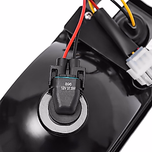 YUYANSHOP Club Car Halogen Headlight， Replacement For All 1993 & Up Golf cart Club Car DS OEM Style light PN#101988002 101988001