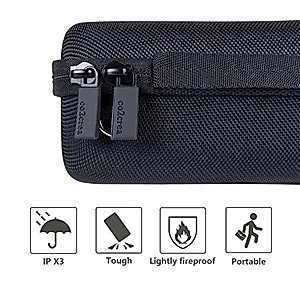 co2CREA Hard Travel Case Replacement for Bose SoundLink Flex Bluetooth Portable Speaker (Black Case)