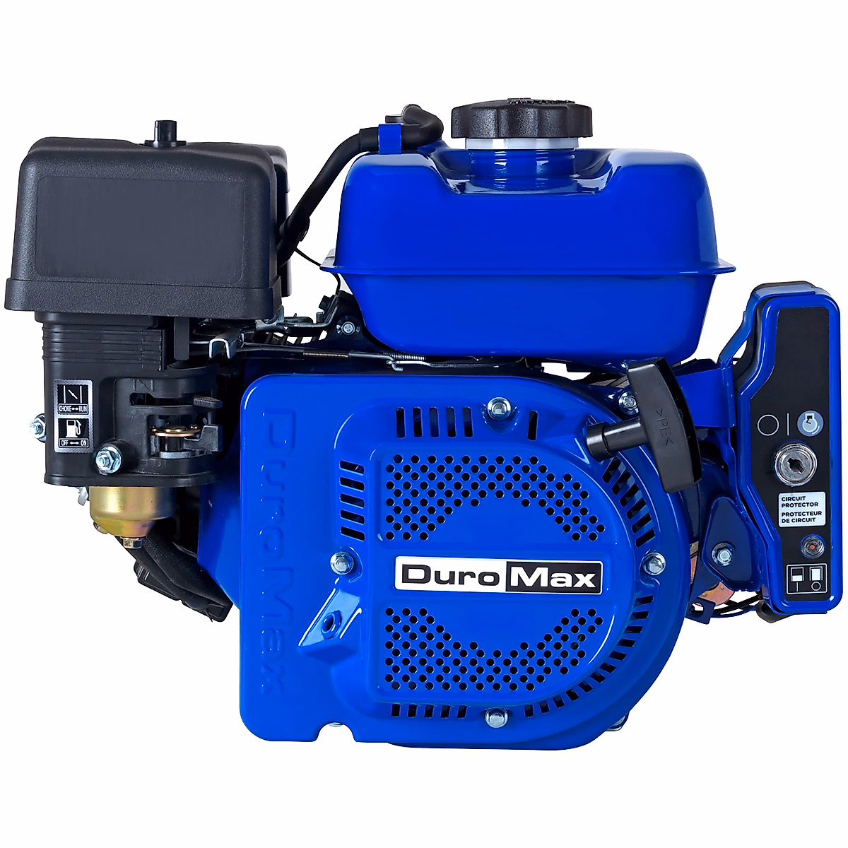 DuroMax XP7HPE 208cc Electric Start Gas Powered, 50 State Approved, Multi-Use Engine Blue