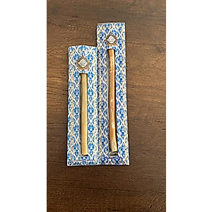 Golden Miswak Sticks for Teeth, May Sewak Toothbrush, Natural Toothbrush for Whiter Teeth, Lightweight Wood Brush for Healthy Gums, Muslim Tooth Stick, Condensed Miswak Extract, 8 Inch, Yellow