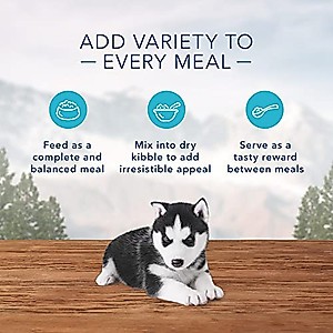 Blue Buffalo Wilderness High Protein, Natural Puppy Wet Dog Food, Turkey & Chicken Grill 12.5-oz cans (Pack of 12)