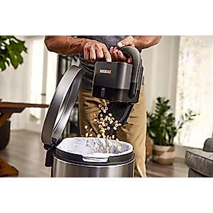 WORX WX030L.9 20V Power Share Cordless Cube Vac Compact Vacuum, Bare Tool Only, Black