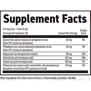 Primeval Labs Electrolyte Powder Packets - On The Go Powder Packets | Sugar Free | No Calories | Electrolyte Drink Mix | Hydration | Easy Open Single-Serving | 30 Stick (Strawberry Banana)