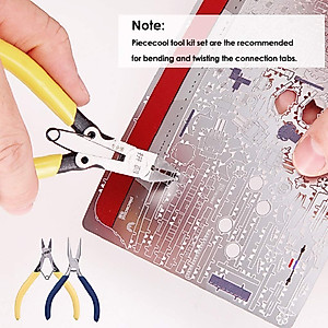 Piececool 3D Metal Puzzle Model Kits- Dragon Flame Metal Building Kit for Adults, Brain Teaser DIY 3D Dragon Puzzles Model Kits STEM Toys for Teens Men Family, 115 Pcs