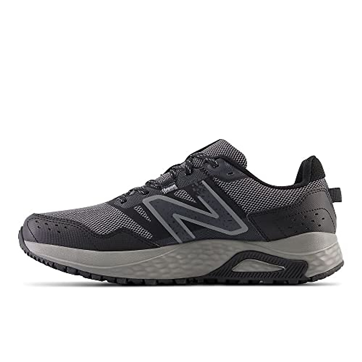 New Balance Men's 410 V8 Trail Running Shoe, Phantom/Black/Castlerock, 14 X-Wide