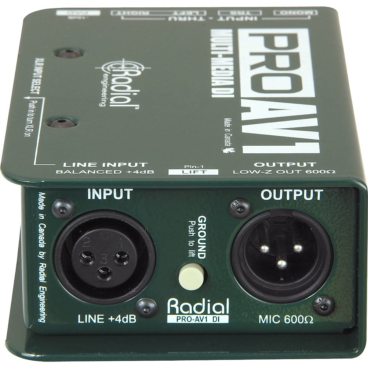 Radial Engineering R8001112 Pro AV1 Direct Box