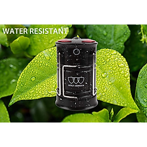 Gold Armour Camping Lantern - LED Lantern with 4 Mode, Rechargeable Lights with Magnetic Base for Emergency Hurricane Camping Essentials Gear Accessories (Set of 4)