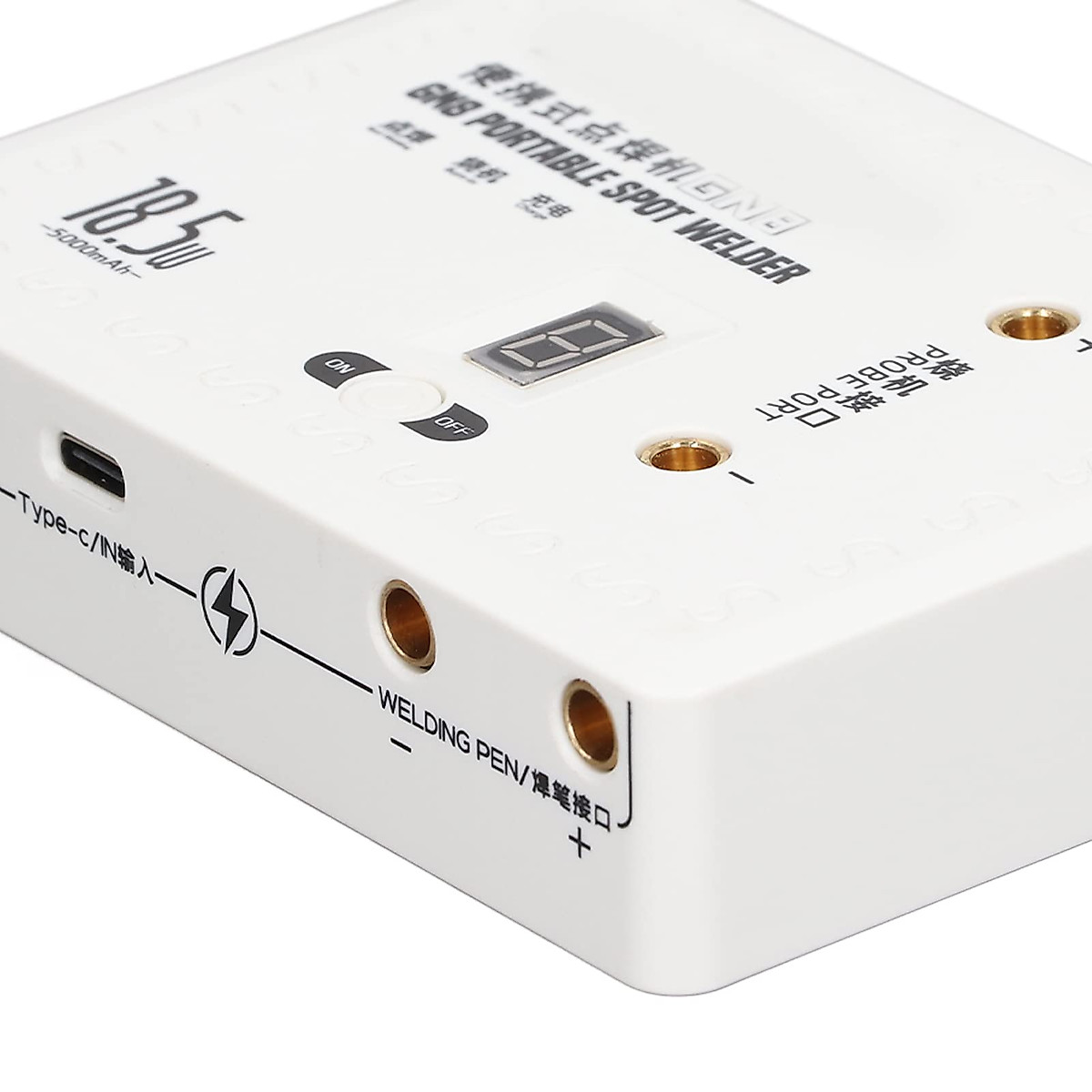 Repair Spot Welder, 8 Adjustable Output Power Spot Welding Machine Multifunctional 5000mAh Batteries for Electronics Repair