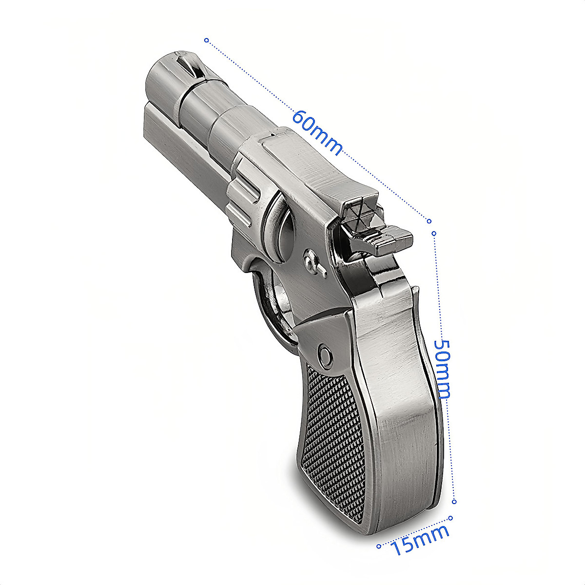 WooTeck 128GB Metal Revolver Gun USB 3.0 Flash Drive Livid
