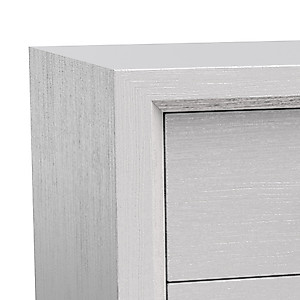 Nightstand with Drawers White Modern Wood Night Stand for Bedroom, Narrow Bdeside Table End Table for Living Room