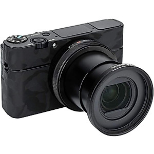 Dedicated Metal 52mm Thread Filter Adapter Lens Adapter for Sony RX100M5A RX100M5 RX100M4 RX100M3 RX100M2 RX100 Installing UV CPL ND Filter, Includes 52mm Snap-On Lens Cap & Cap Keeper String