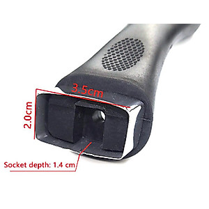 HJ Garden 1pc Bakelite Pot Handle Scald-Proof Long Handle Grip Replacement