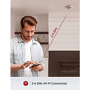X-Sense Smart Smoke Detector Fire Alarm with Advanced Photoelectric Sensor, Replaceable Battery, Wi-Fi Smoke Detector (Battery Included), App Notifications, XS03-WX