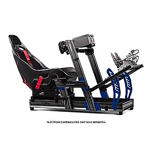Next Level Racing F-GT Elite Formula and GT Aluminum Profile Simulator Cockpit iRacing Edition (NLR-E012) - PC