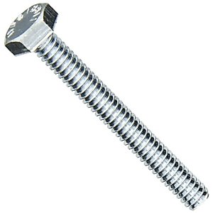 Steel Hex Bolt, Grade 5, Zinc Plated Finish, Hex Head, External Hex Drive, Meets ASME B18.2.1/SAE J429, 5-1/2" Length, Partially Threaded, 5/8"-11 Threads (Pack of 5)