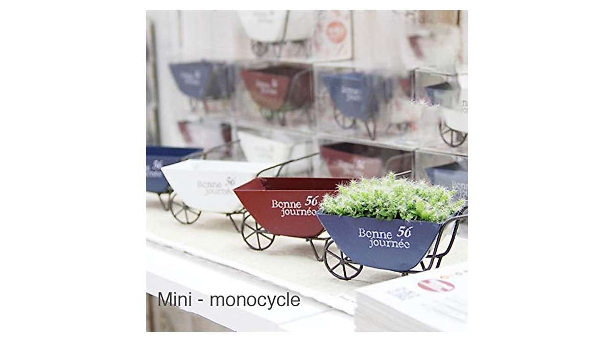 Hemoton Mini Wheelbarrow Planter - Modern Home Decor