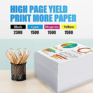 Miss Deer Compatible High Yield Ink Cartridges Replacement for HP 950XL 951XL Combo Pack, Works with HP Officejet Pro 8600 8610 8620 8630 8640 8100 8615 251dw 271dw 276dw (4BK, 2C, 2M, 2Y)