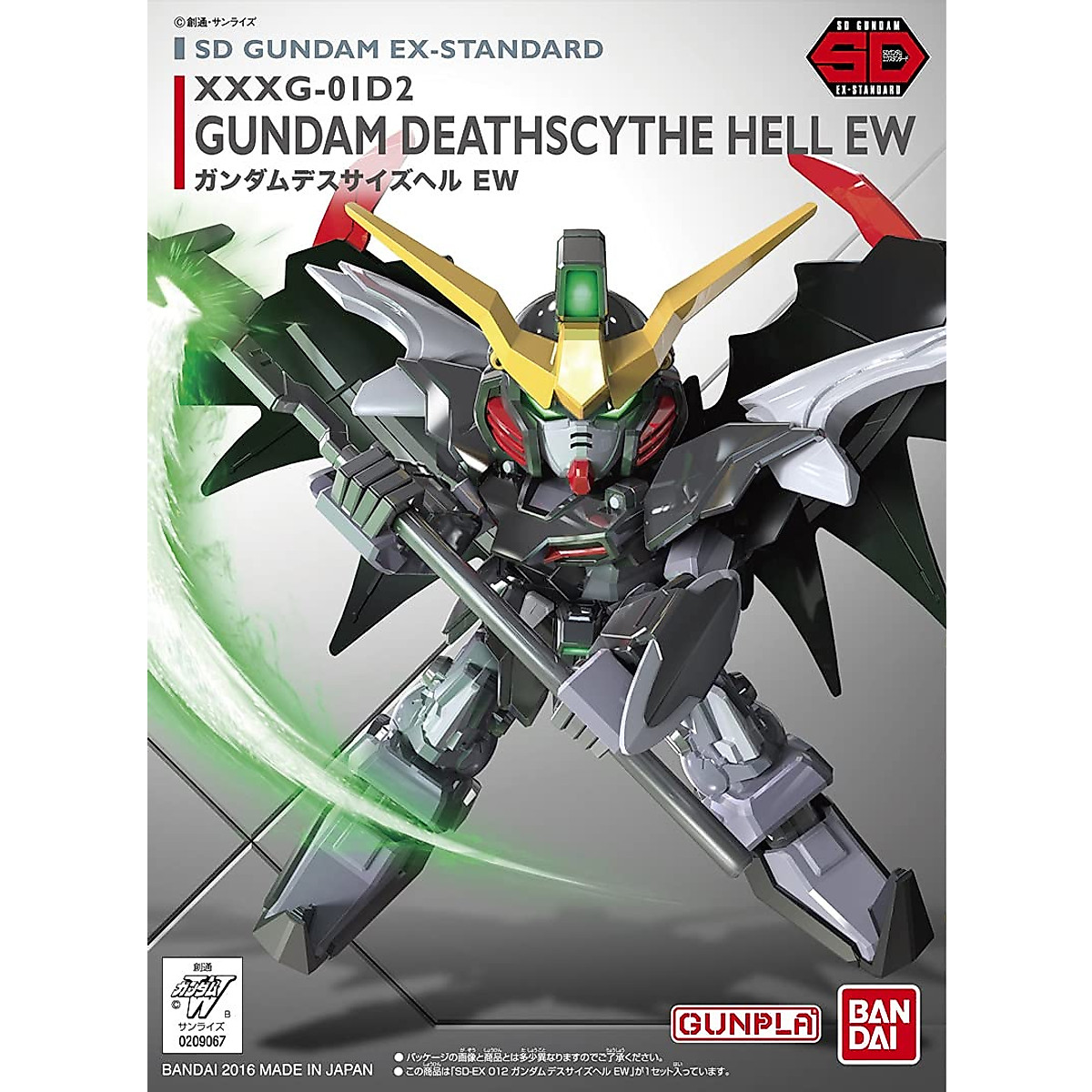 Bandai 5055701 012 Gundam Deathscythe Hell (EW) SD Ex-Standard Model Kit, from Gundam Wing: Endless Waltz