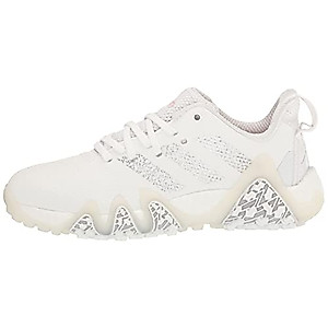 adidas Women's W CODECHAOS 22 Golf Shoe, FTWR White/Silver Met./Clear Pink, 8
