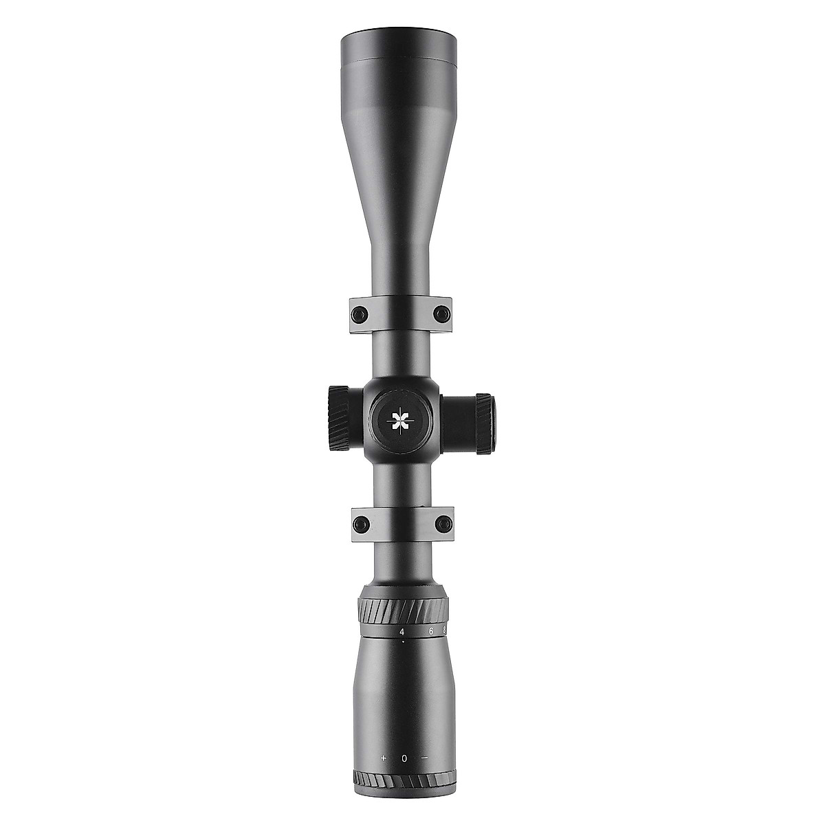 Axeon Optics 4-16x44mm EDR Etched Dot Reticle Adjustable Parallax Rifle Scope for Hunting - Includes 11mm Gun Scope Mounting Rings