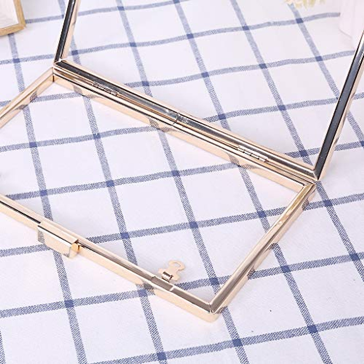 zgs78hh Metal Frame Box Purses Handles for DIY Handbags,Evening Bag Clutch Accessories