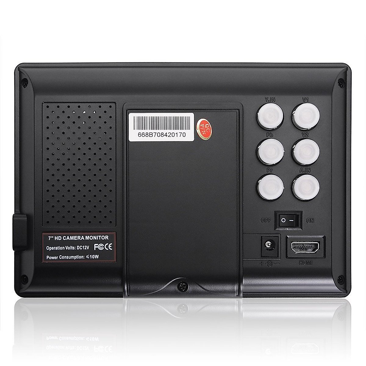 Lilliput 668GL 70NP/H/Y 7" On-camera Field HD Monitor For DSLR with HDMI Ypbpr and Composite Input