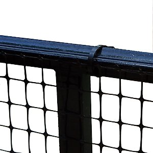 Cardinal Gates DSHD15 Heavy-Duty Outdoor Deck Netting - Plastic Balcony Netting for Pets & Kids - 15 Feet Long by 3 Feet Tall - Made in The USA - Black