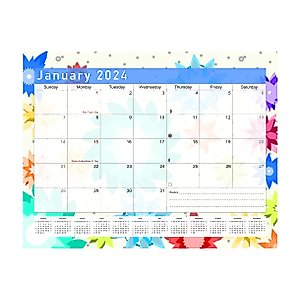 2024 Monthly Magnetic/Desk Calendar - 12 Months Desktop/Wall Calendar/Planner - (Edition #01)